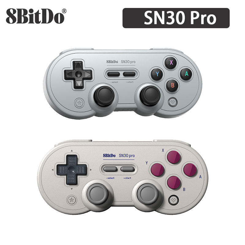 8BitDo SF30 Pro SN30 Pro ไร้สายจอยเกมส์บลูทูธคอนโทรลเลอร์จอยสติ๊กสำหรับ ...
