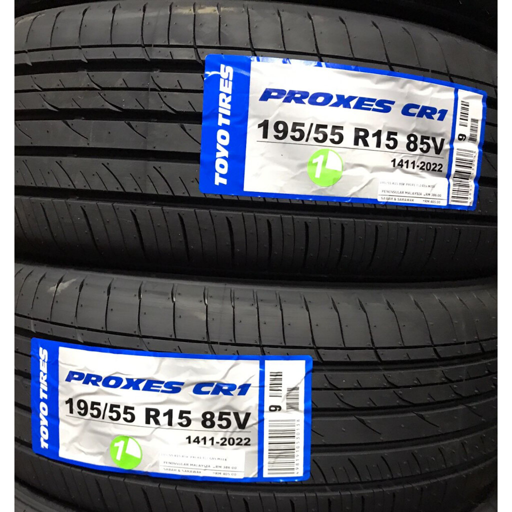 195/55R15 195 55 15 TOYO CR1 Car Tyre Tire Kereta Tayar Wheel Rim 15 ...