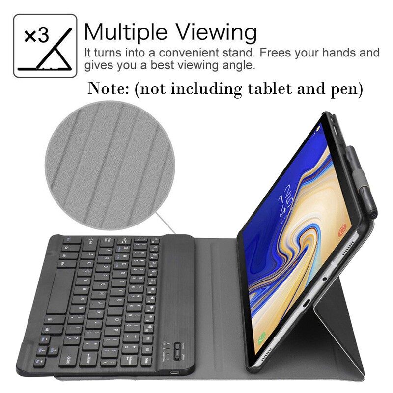 Samsung Galaxy Tab S4 S5e S6 S7 A7 Lite A7 S6เคสคีย์บอร์ดบลูทูธสำหรับ Samsung Galaxy Tab A ...