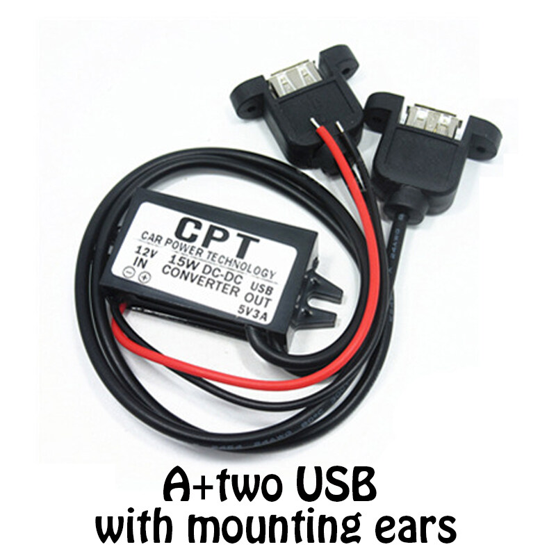 1PCS 12V to 5V DC-DC Step Down Power Converter 12V to 5V USB Power ...