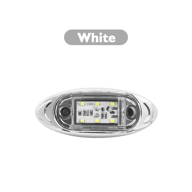 Lori Lampu Tepi Isyarat Truck Lori 6 LED Side Lamp 24V universal Side ...