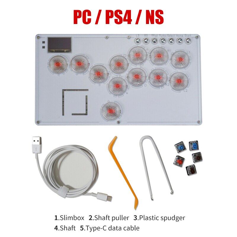 SQ Arcade Joystick Slimbox R5 Fight Stick Fighting Game RGB Controller ...