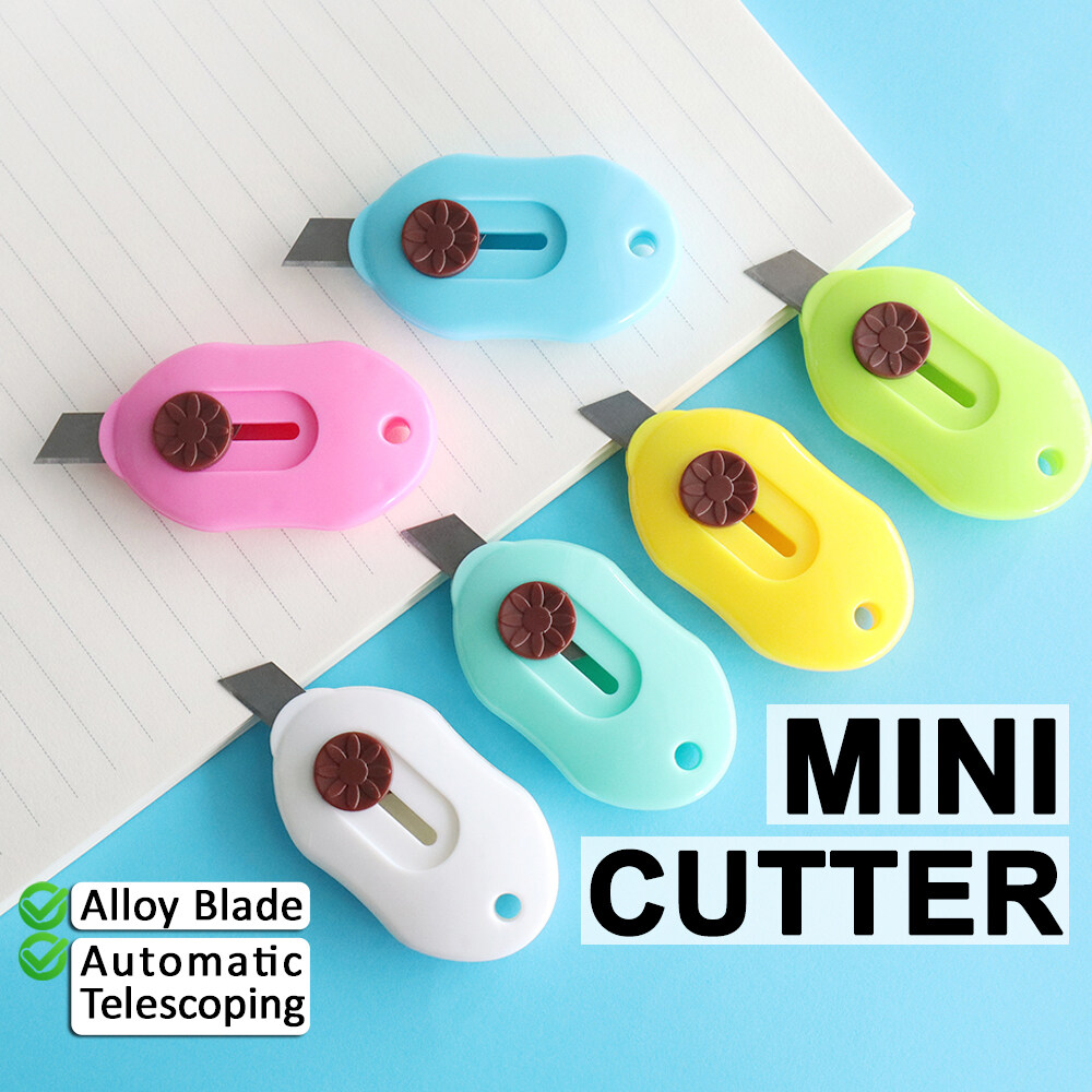 VC Art Mini Paper Cutter Utility Knife 7x3.4cm Kawaii Stationery Alat ...