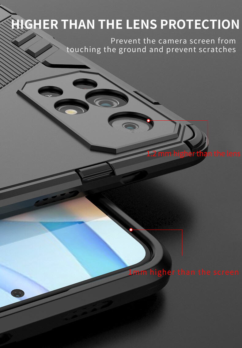 Lenuo Seg เคสเกราะแข็งแบบพังก์สำหรับ Xiaomi Redmi Note 11 Pro (จีน) เคสโทรศัพท์พลาสติกแข็งพร้อม ...