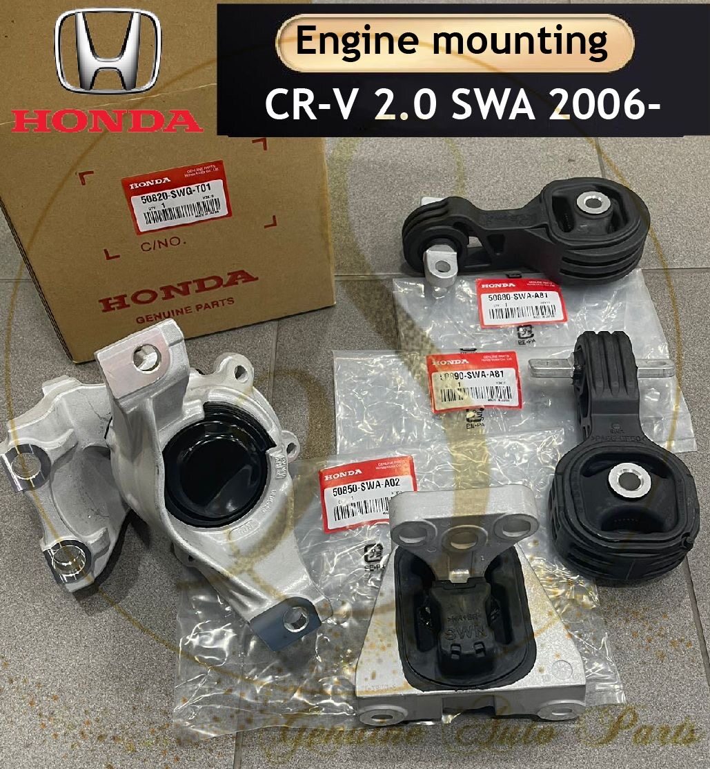 (100% ORIGINAL JAPAN) HONDA CRV SWA 2.0 ENGINE MOUNTING SET 2006-2011 ...