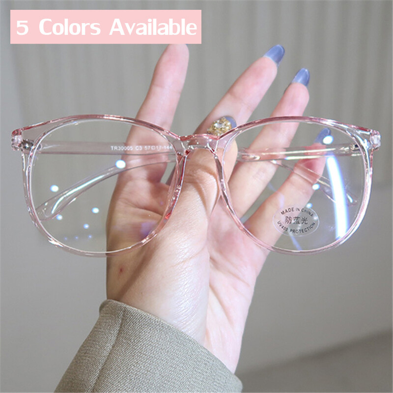 Anti Radiation Glasses Men Black Round Eyeglasses Frames Women Optical ...