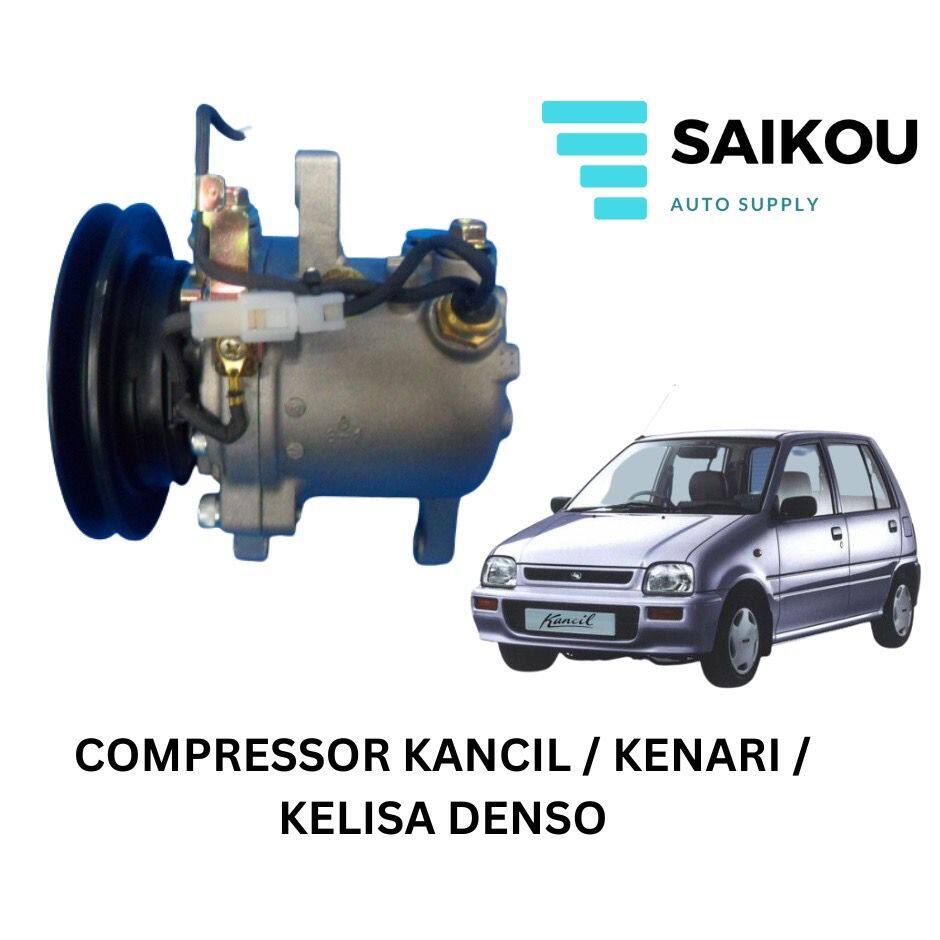 AIRCOND COMPRESSOR PERODUA KANCIL / KENARI / KELISA DENSO SV06E ...
