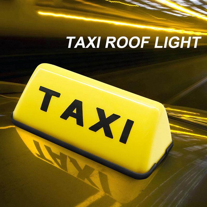 Shine Taxi Sign Cab Roof Top Topper Car Magnetic Sign Lamp 12V LED ...