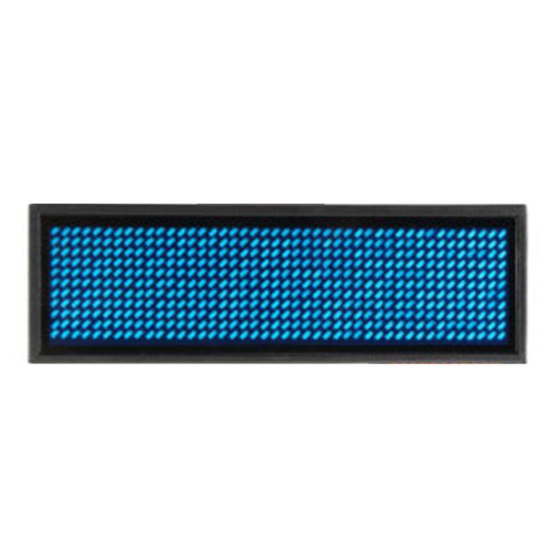 LED Mini Digital Name Message Tag Badge Sign Programmable Scrolling ...