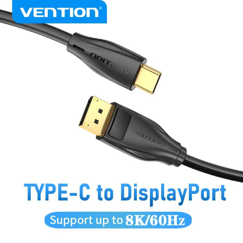 Vention USB C to DP 1.4 Cable 8K 60Hz Type C to DisplayPort Converter ...