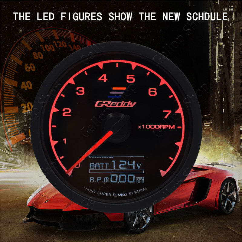 Racing Gauge 62Mm 7 Color In 1 Car Meter 2.5 นิ้วMulti D/Aจอแอลซีดีจอ ...