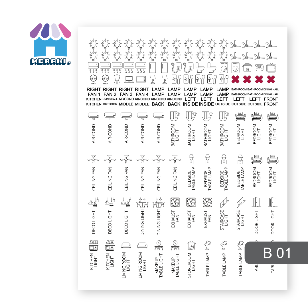 Switch Label sticker/ Stiker Label Suis | Lazada