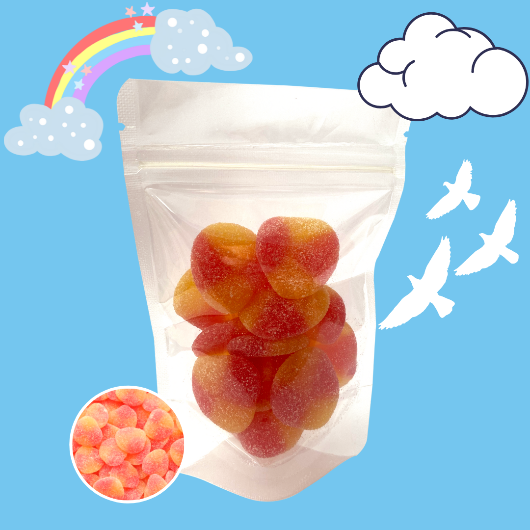 Haribo-Peaches 100g Repack (HALAL)-Gummy Candy | Lazada