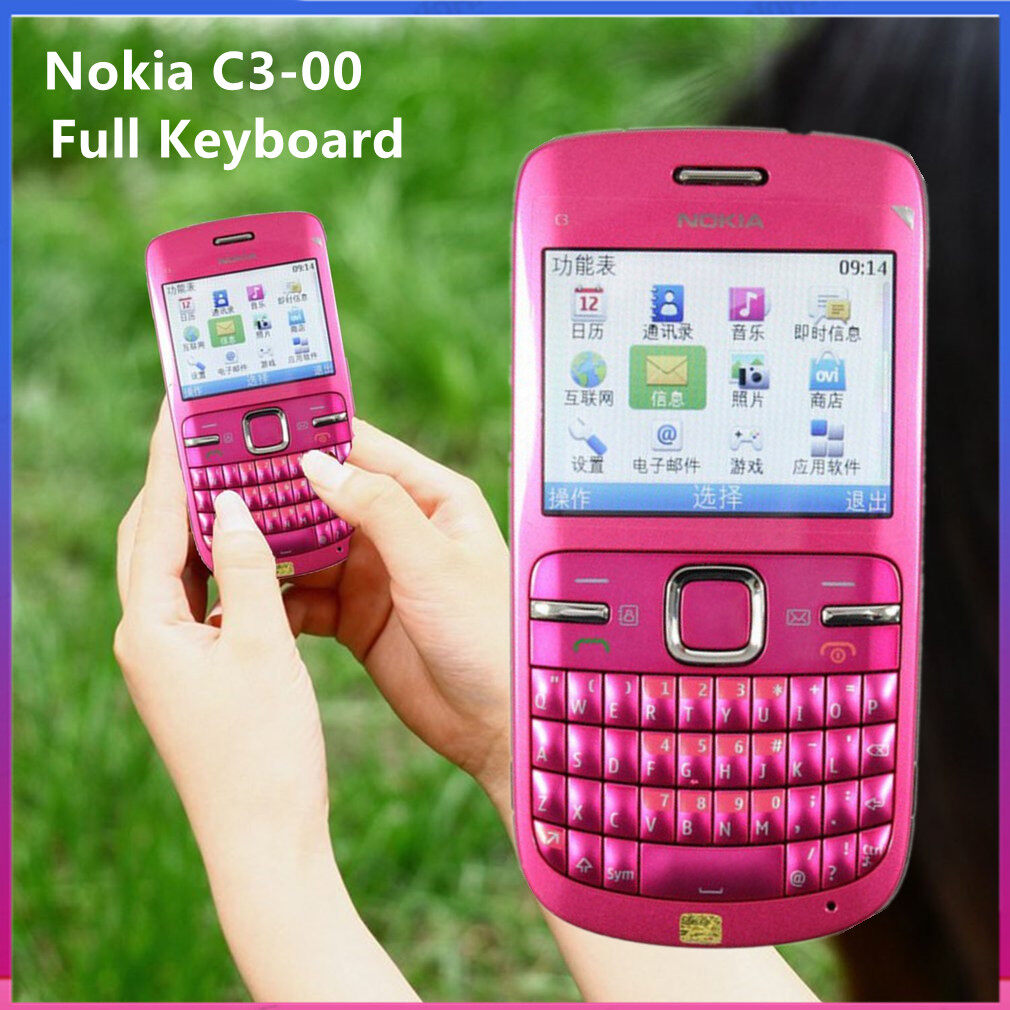 C3-00 For Nokia Stainless-Steel Housing Phone High Capacity Elderly ...
