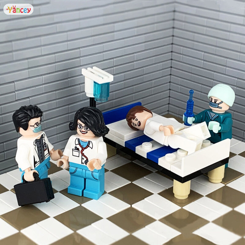 legoเลโก้ชิ้นตัวต่อของเล่นตำรวจเมืองตัวเลขบล็อคก่อสร้างของเล่นสำหรับ ...