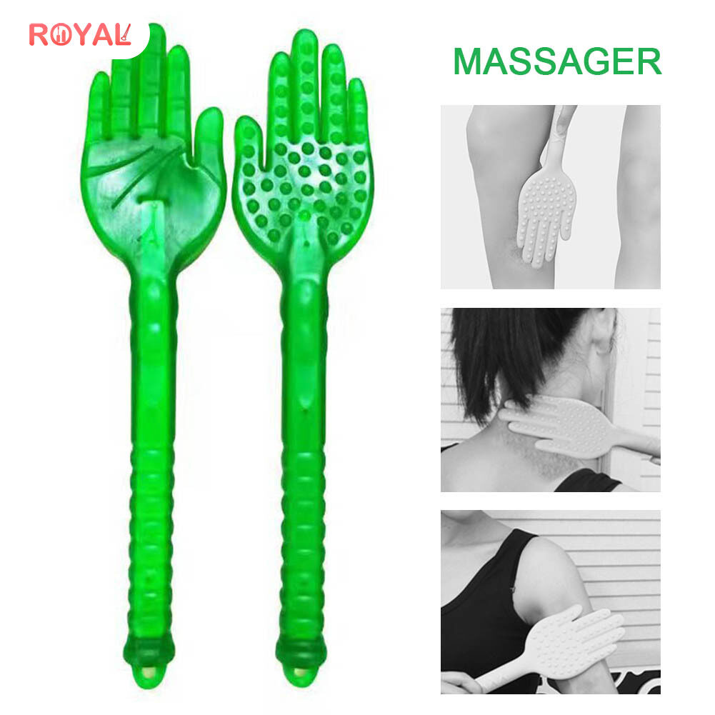 Royal Body Massager Silicone Back Scratcher Palm Sticks Relax Massage ...