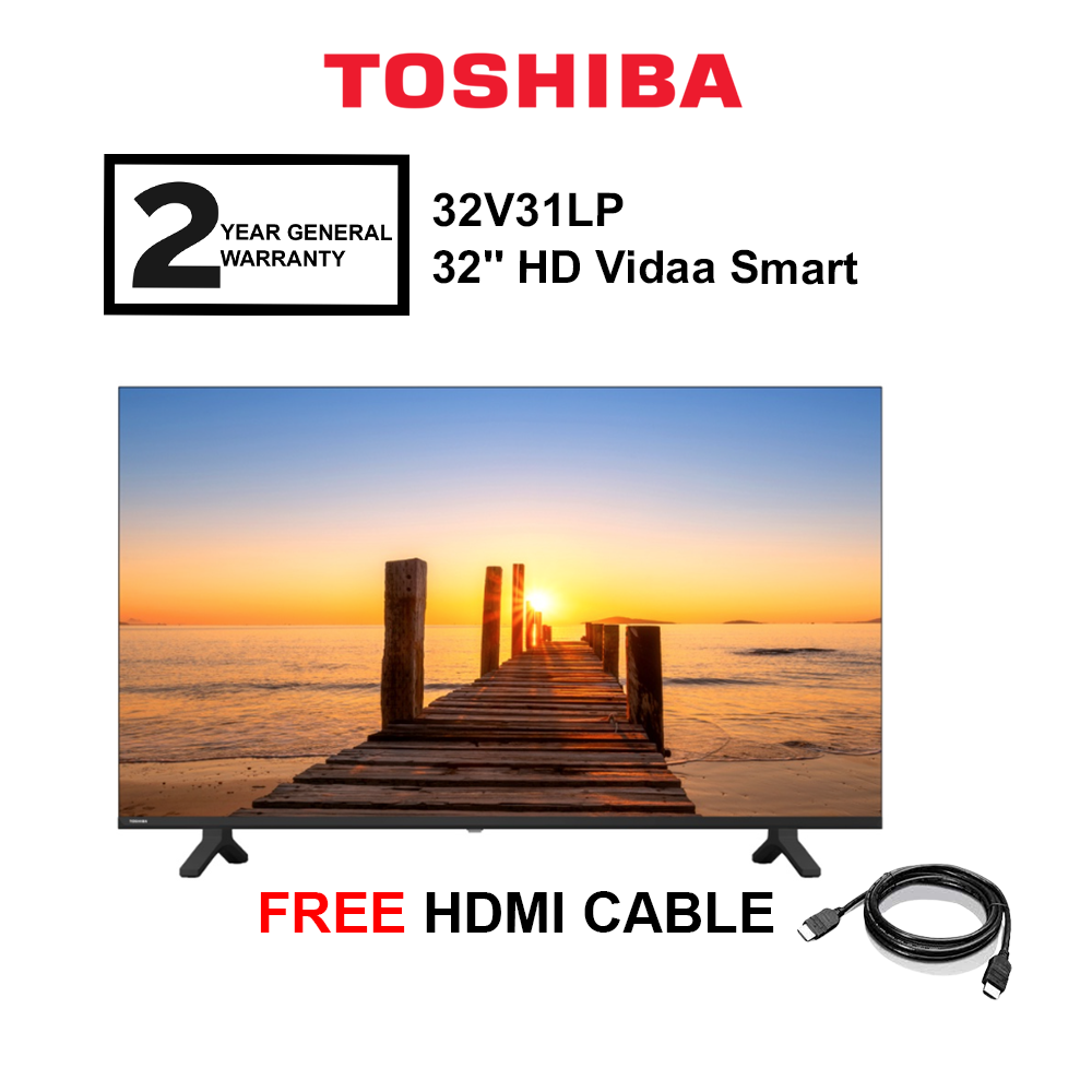 Toshiba 32" HD Android TV Bezel-less Design 32V35KP Television / Toshiba 32'' HD Vidaa Smart ...