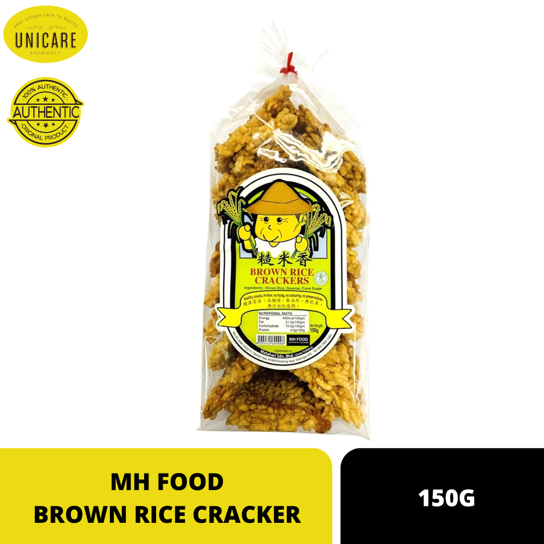 MH FOOD BROWN RICE CRACKER 150G | Lazada