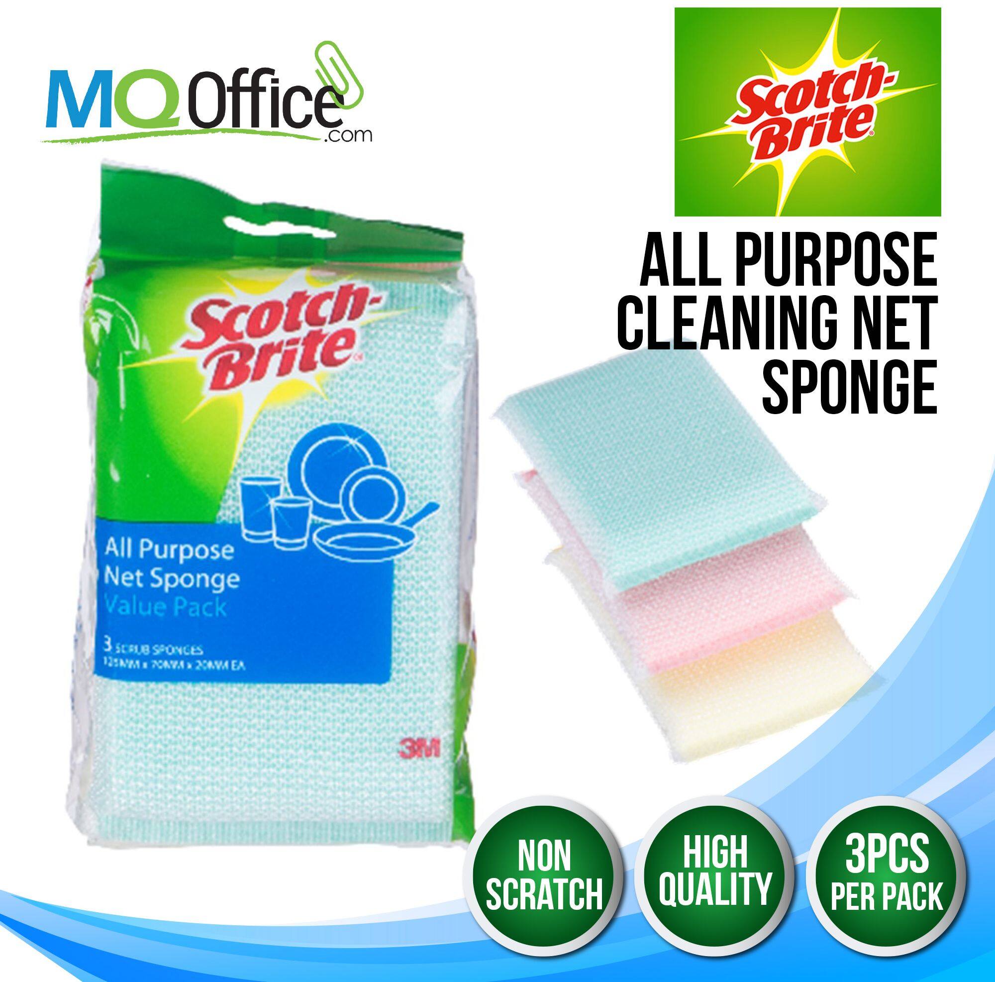 3M Scotch Brite All Purpose Cleaning Net Sponge (3pc / pack) MQOFFICE ...