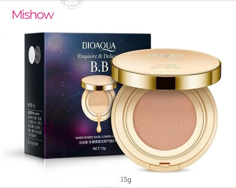 Mishow Flawlessbbcream Women Flawless BB Air Cushion Cream Moisturizing Makeup Face Concealer ...