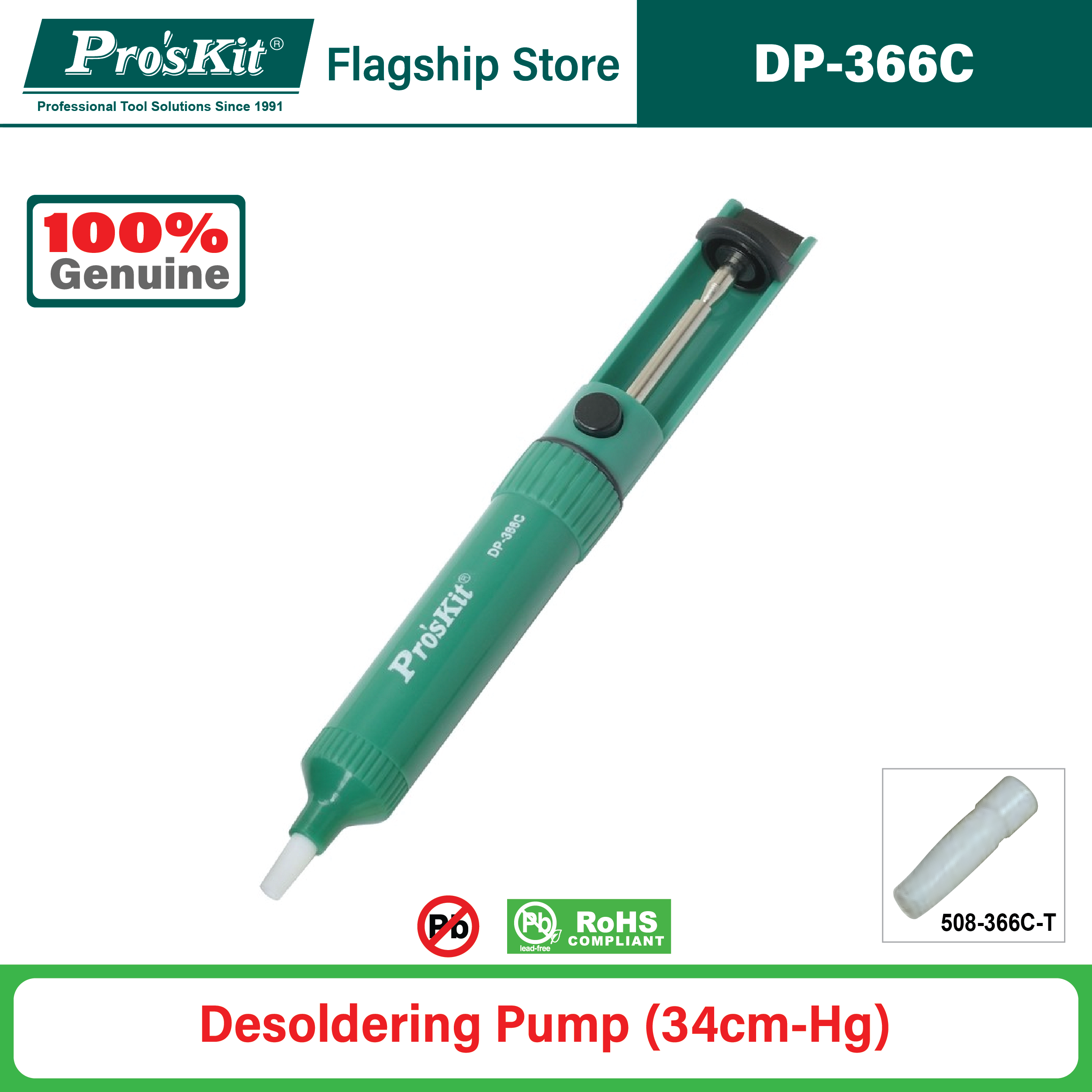 Pro'sKit DP-366C Desoldering Pump | Lazada