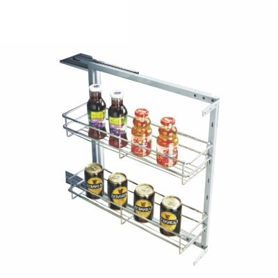 200mm Side Pull Out Basket for Kitchen Cabinet | Lazada