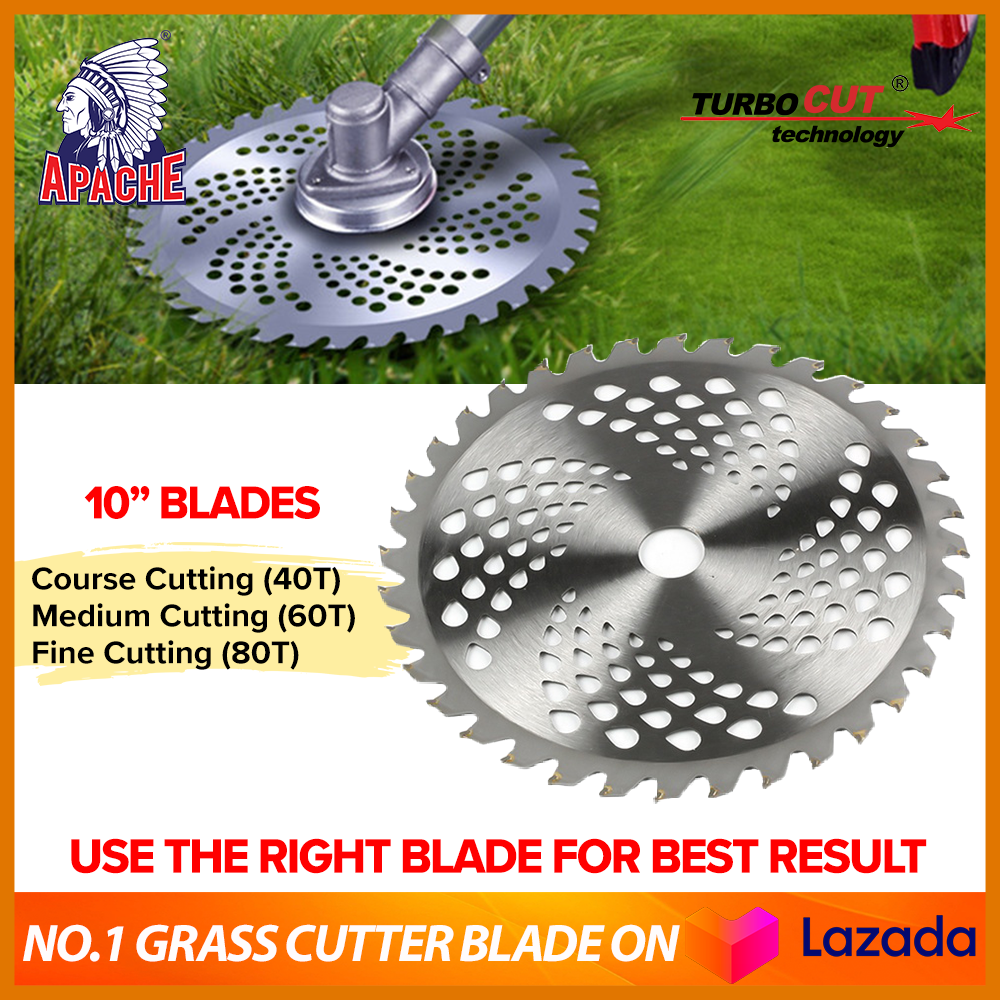APACHE TurboCUT® SC03 250MM Sharp Hard Brush Cutter Cutting Blade ...