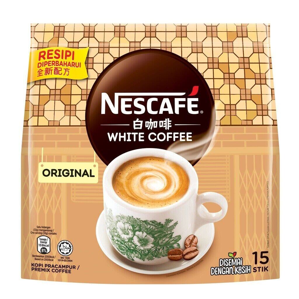 MALAYSIAN Original WHITE COFFEE Fix! NESCAFE White Coffee Original 3 in ...