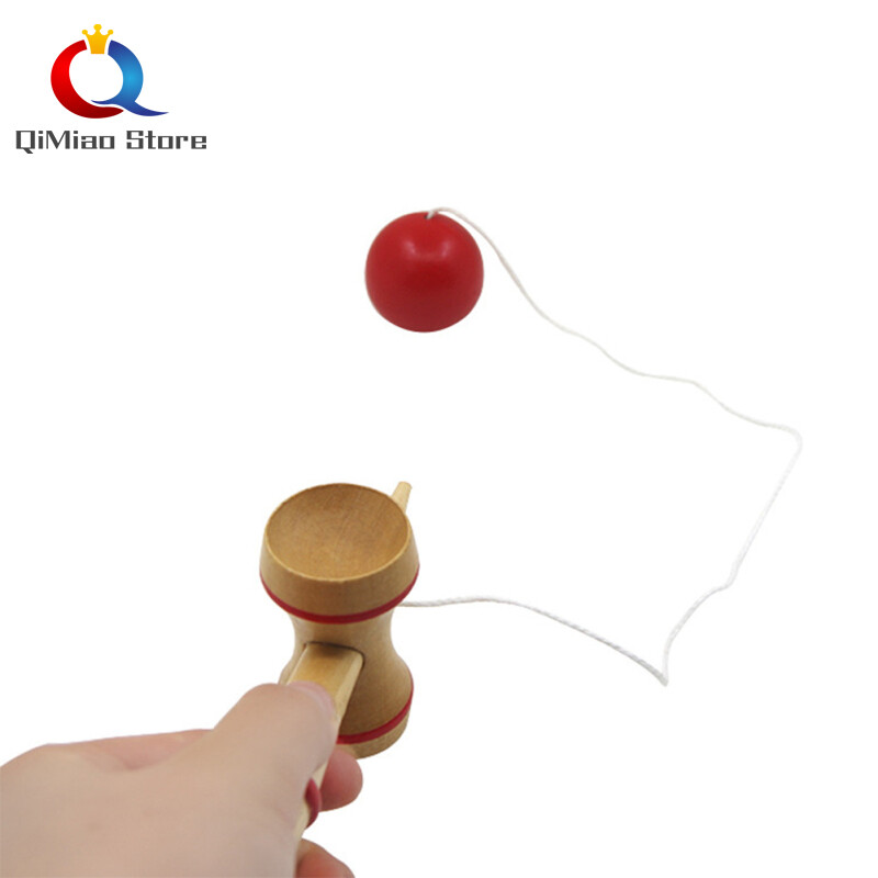 Fitness Leisure Educational Juggling Sword Coordinate Toy Wooden Ball ...