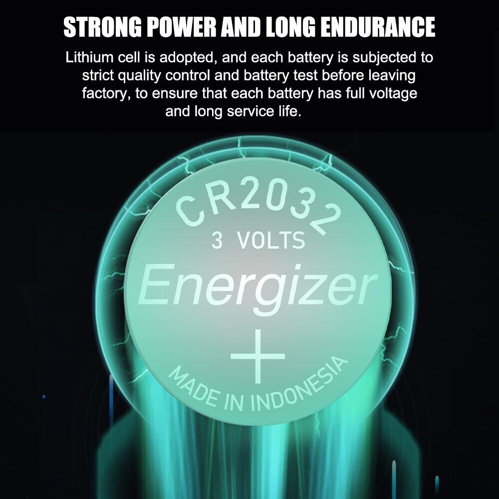 Original Energizer 3V CR2032 CR 2032 Lithium Battery For Watch ...