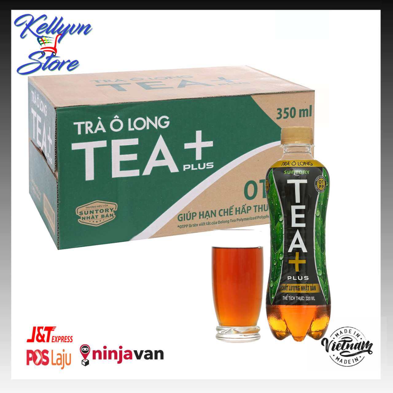 SUNTORY O Long Tea Plus /Tra O Long - Teh /乌龙茶 [1 Box 24 Bottle] | Lazada