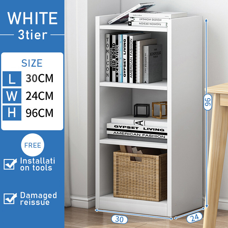 6 Layers Wooden Multipurpose Rack Book Shelf Simple Home Small Bedroom ...