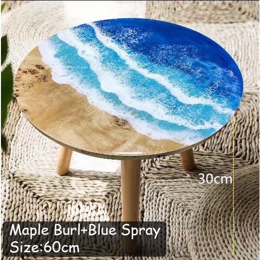 Malaysia Only Local Seller Epoxy Resin Table Coffee Table Sofa Side ...