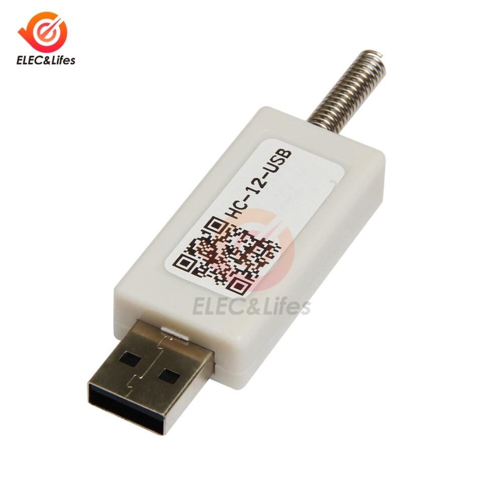 HC-12-USB 433Mhz โมดูลไร้สายแบบอนุกรม HC-12 USB สาย2.0เครื่องปลายทาง ...