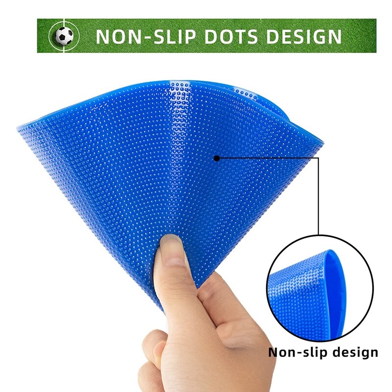 12Pcs Colored Spot Marker Non-Slip Agility Markers Flat Cones Dots for ...