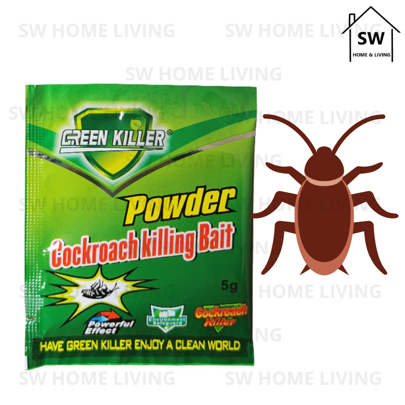 SW 5pack Powder Anti Ant Anti Cockroach Killng Bait Ubat Lipas Ubat ...