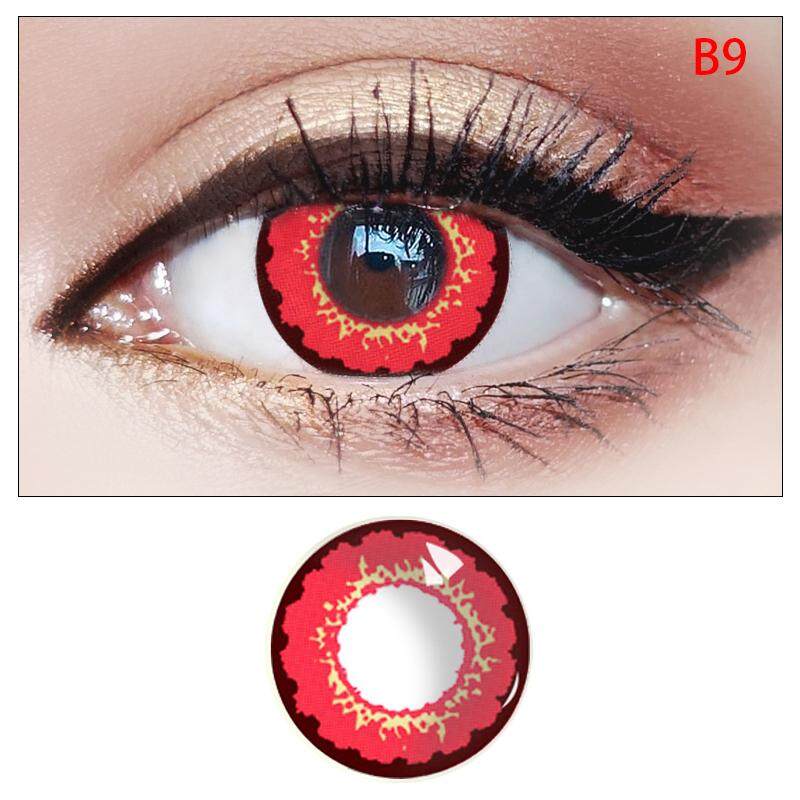 1PC Halloween Eyes Cosplay Big Comfort Unisex Coloured Contact Lenses ...