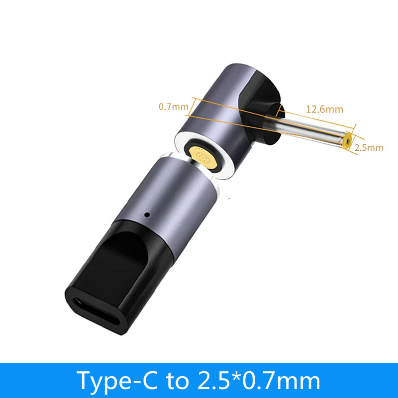 100W Magnetic Plug Connector USB C to Type C Cable Adapter Fast ...