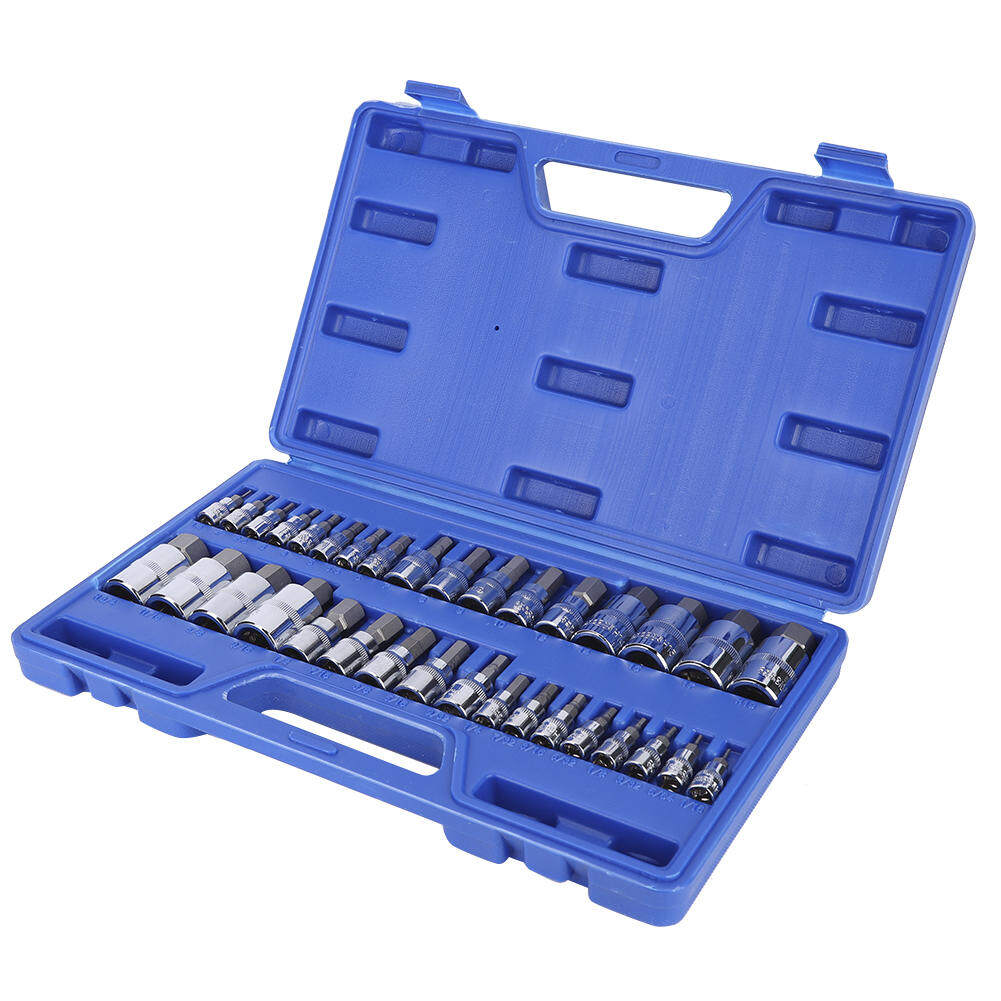 Impact Inner Hex Bit Socket Set Hex Socket Socket Wrench [34 Point Set ...