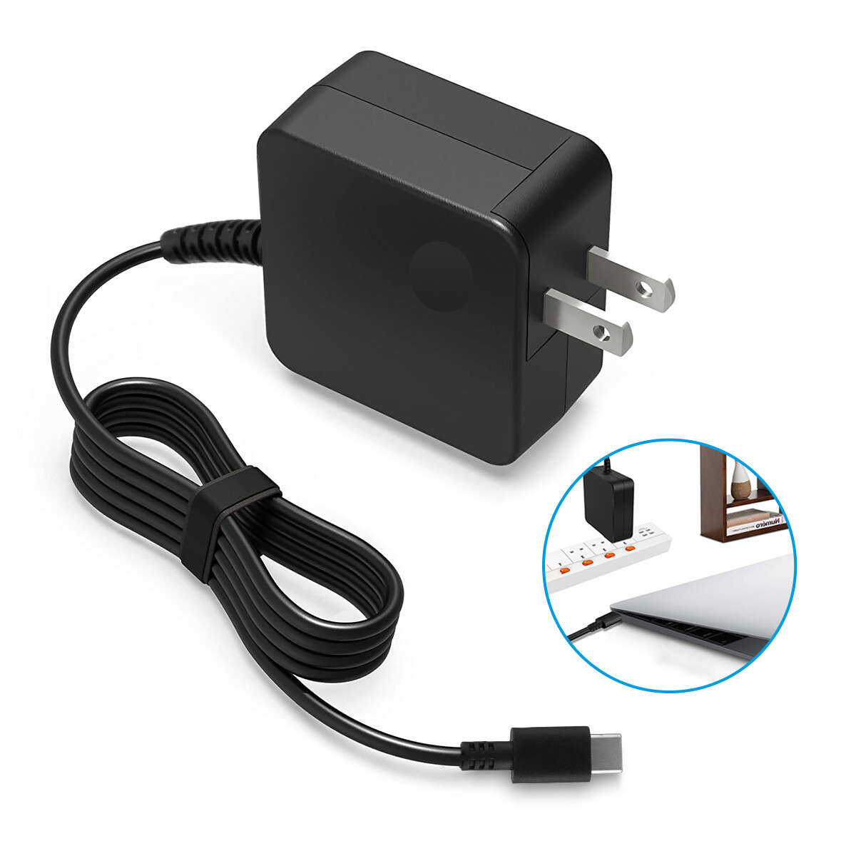 45W USB Type-C ที่ชาร์จแล็ปท็อป5V 3A 9V 3A 15V 3A 20V 2.25A อะแดปเตอร์ ...