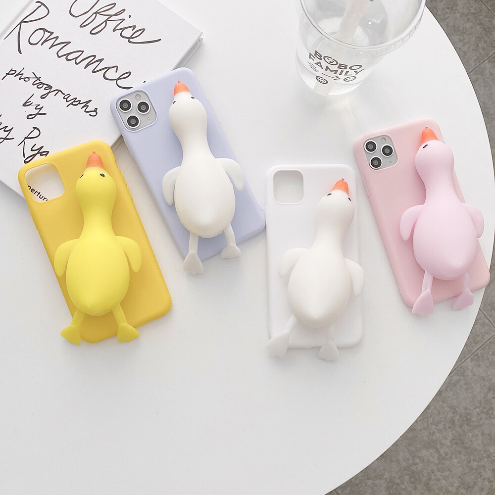 KISSCASE 3D เป็ดโทรศัพท์เคสสำหรับหัวเหว่ย Y9S Y7P Y6P Y7A Huawei Y8P ...