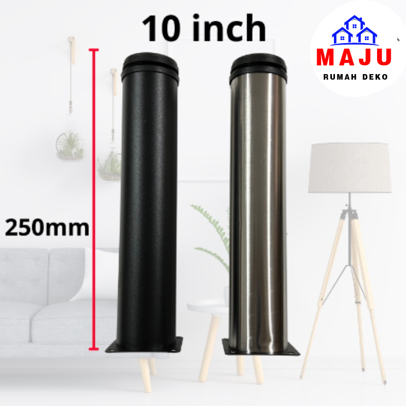 MAJU Stainless Steel Adjustable Table Leg Kaki Sofa Diy Tapak kaki Meja ...