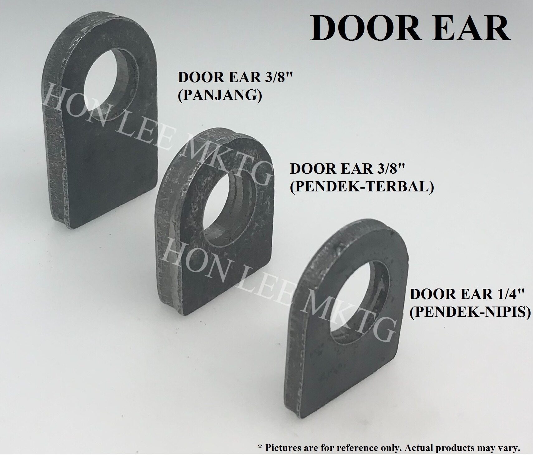 (*READY STOCK*) [5 PCS IN 1] (2 SIZES - 1/4", 3/8") STEEL WELDING DOOR EAR | Lazada