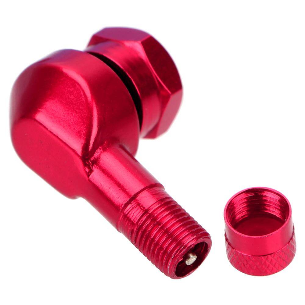 Red 11.3mm 90 Degree Angle Wheel Tire Tubeless Valve Stems Motorcycle ...