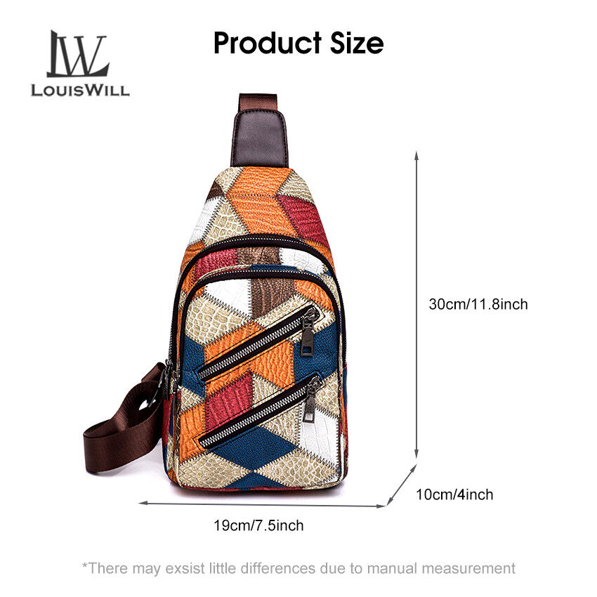 LouisWill Women Single Shoulder Bag Fashion Cross-body Bag Elegant Bohemia Bags Cross Body Bag ...