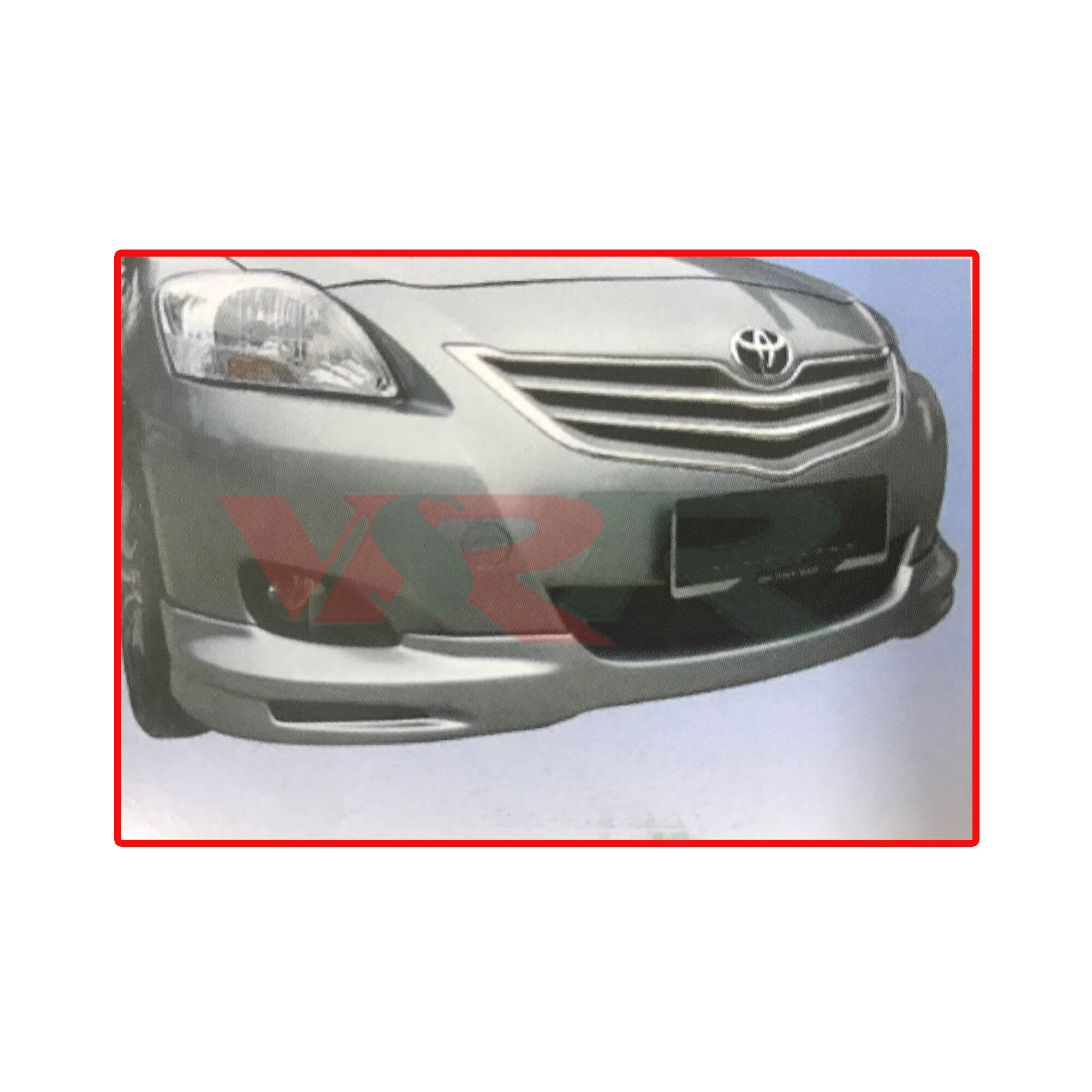 Toyota Vios Second Generation (2008) TOM Style Front Skirt Skirting ...
