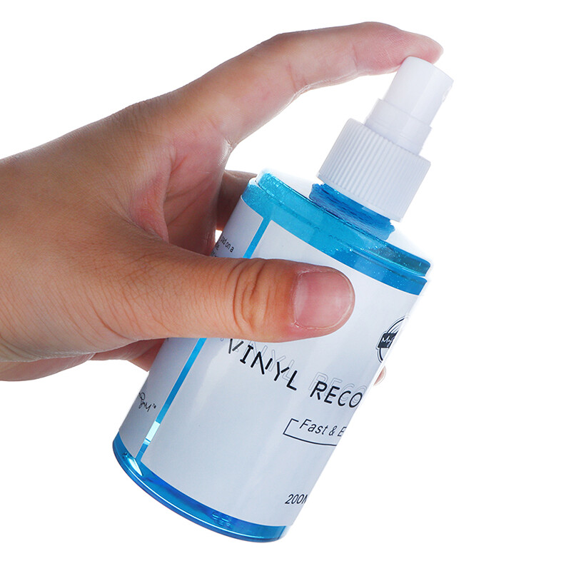 CHANGDA 1Set 200ml Vinyl LP/CD Record Cleaning Fluid Dust Removal Anti ...