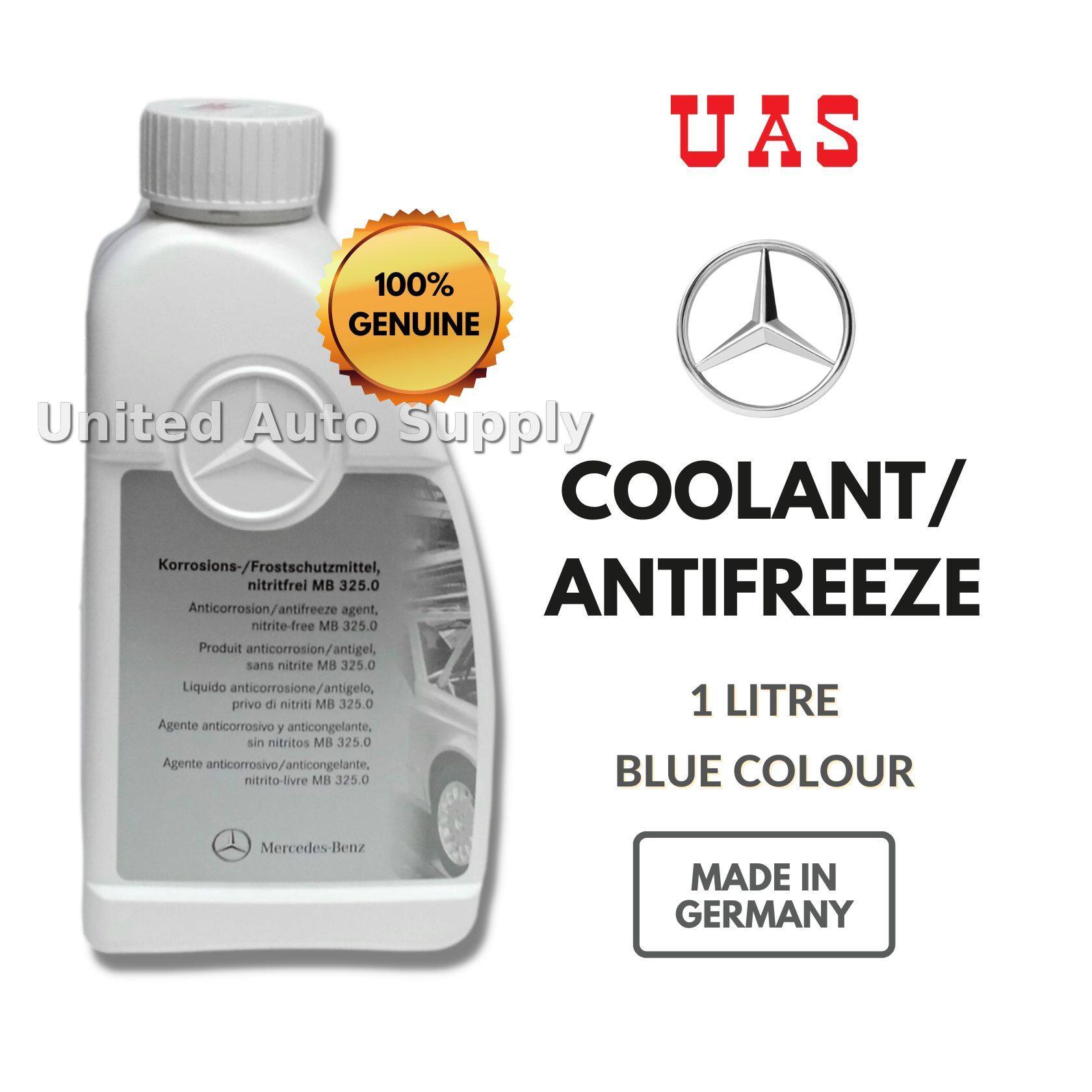 MERCEDES BENZ Genuine Coolant Antifreeze 1 Litre (Blue) | Lazada