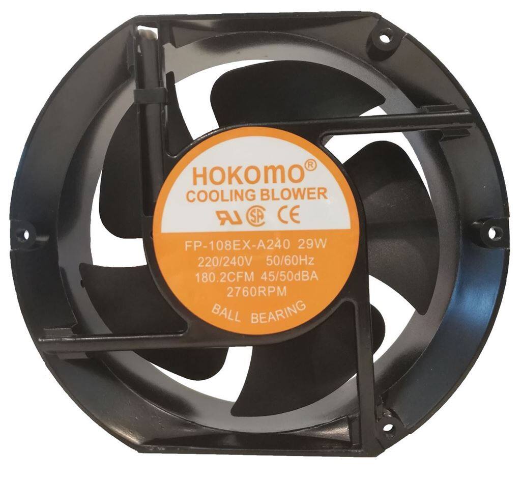HOKOMO COOLING BLOWER FAN, 6" ~ BALL BEARING ~ 240VAC, (FP-108EX-A240 ...