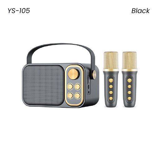 SU-YOSD YS-105 Wireless Karaoke Speaker With Two Wireless Microphone ...